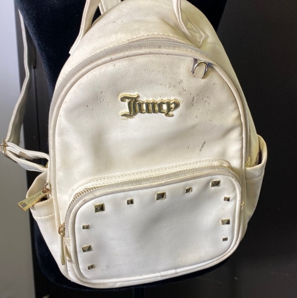 Juicy Couture | Bags | Juicy Couture White Mini Backpack | Poshmark